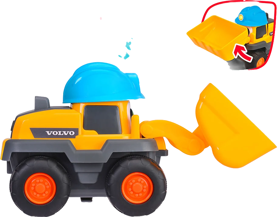 ABC Lucy Loader Volvo Hjullastare Yellow från ABC | Åhléns