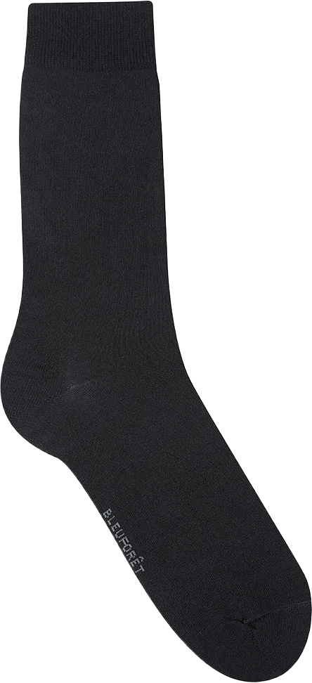 Klassisk socka i egyptisk bomull Noir från BleuForêt | Åhléns