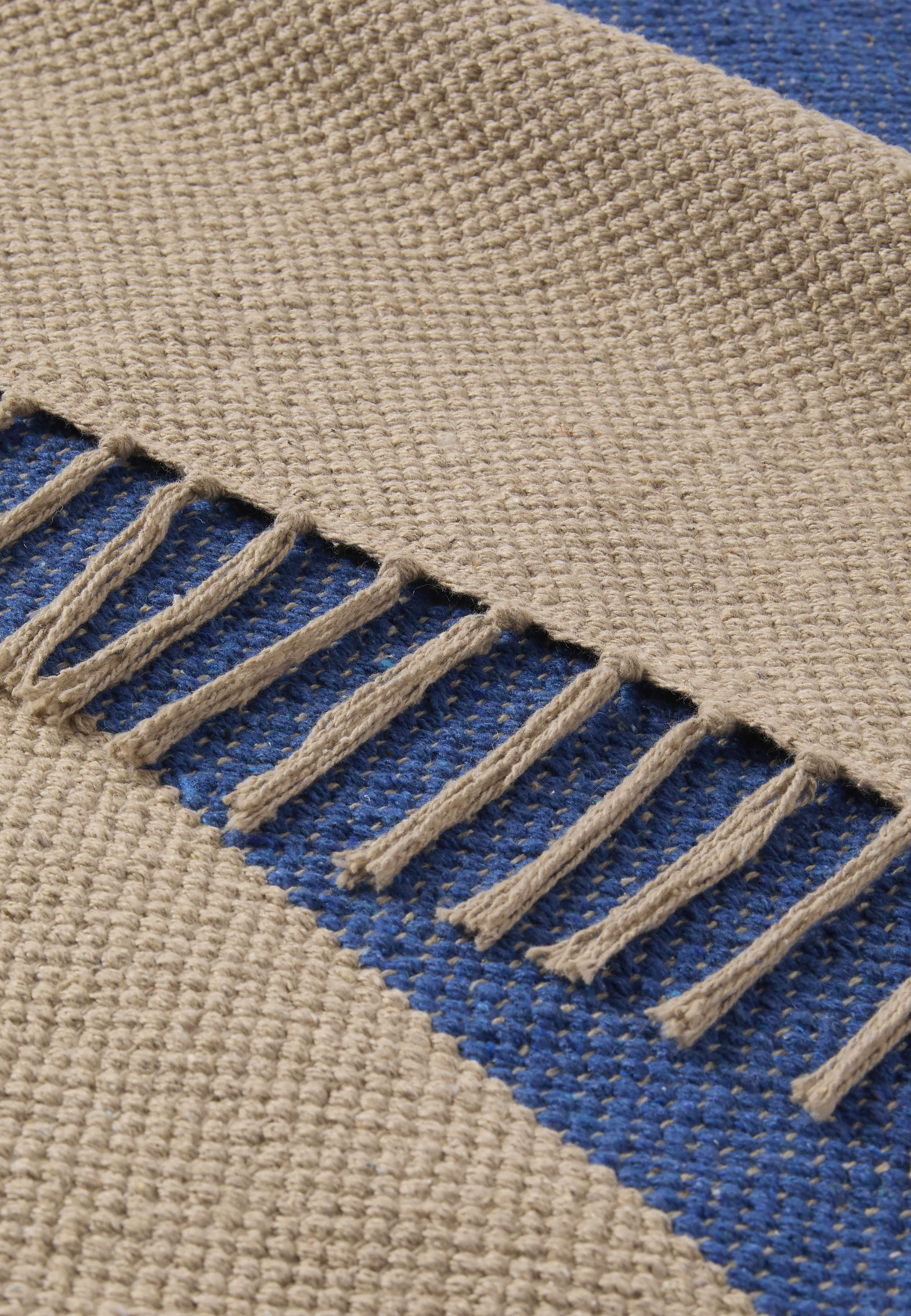 Matta SAM 70x200 cm Beige/Blue från Åhléns Home | Åhléns