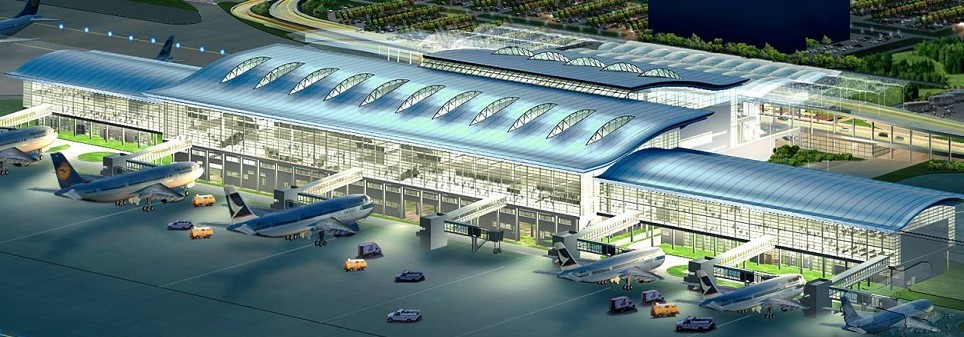 Passenger Terminal Building, Hyderabad International Airport | green ...
