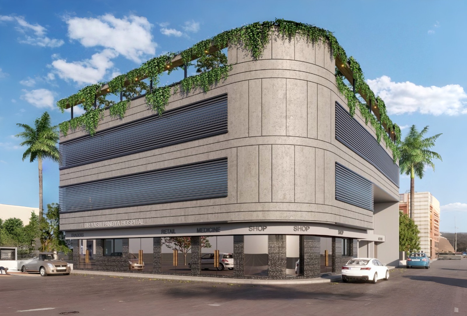 Dr. YASH PANDYA’S VINOD ENT HOSPITAL | architecture Project | AMAS ...