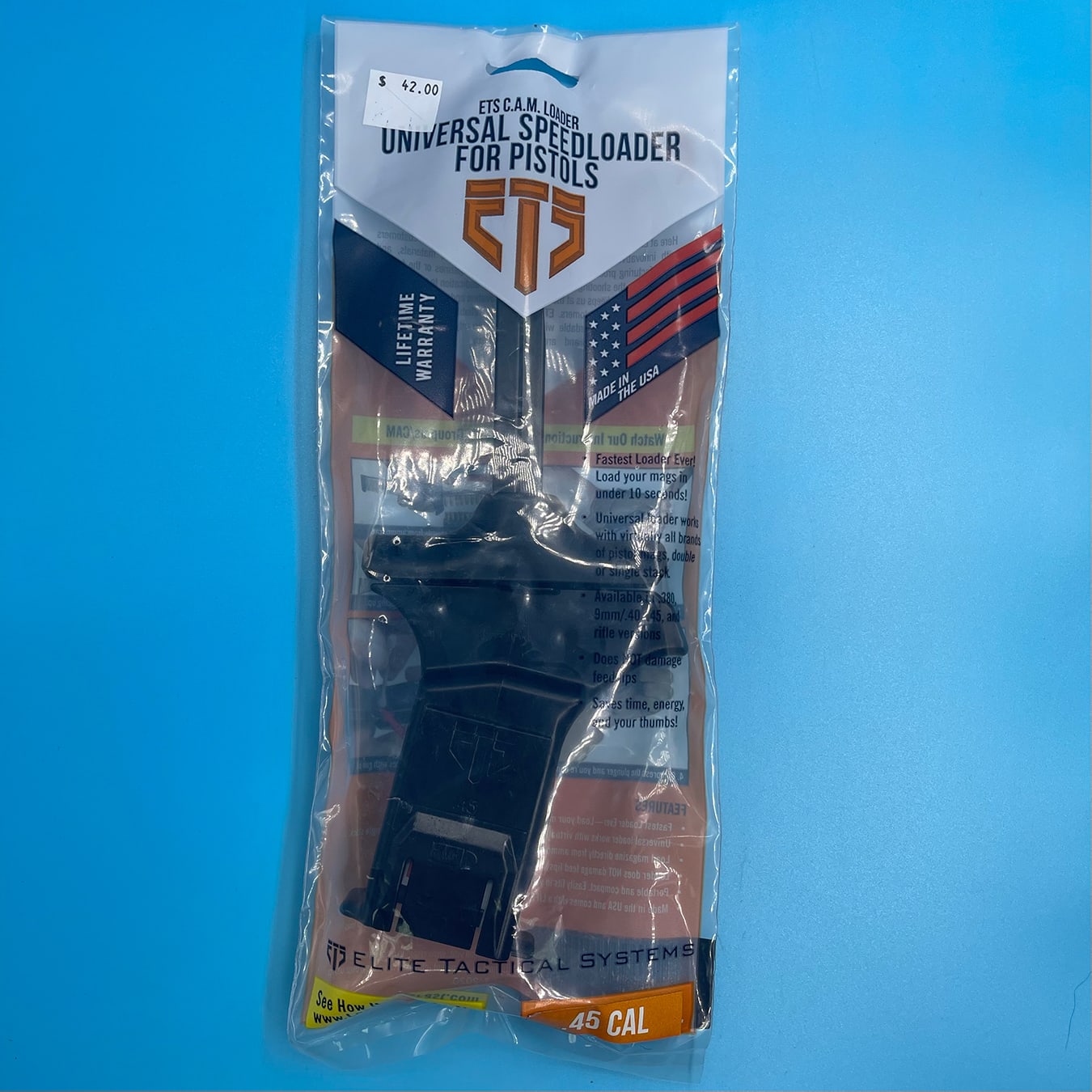 .45 Cal Universal Speedloader for Pistols - Praxis Tactical