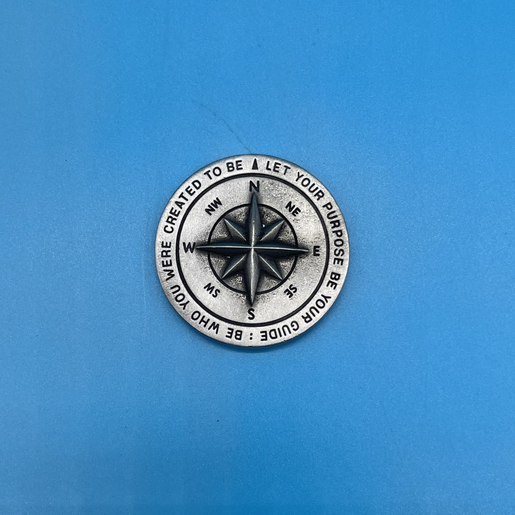 Guiding Compass Paperweight [Pewter] - Praxis