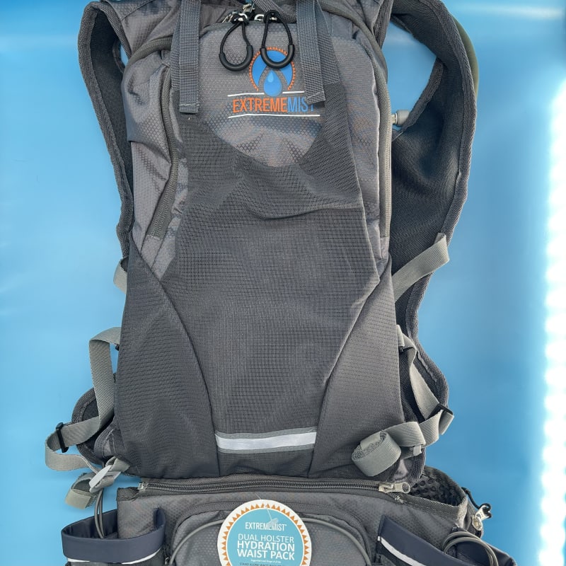 Extreme Mist Backpack with attached Hydration Waistpack - Praxis