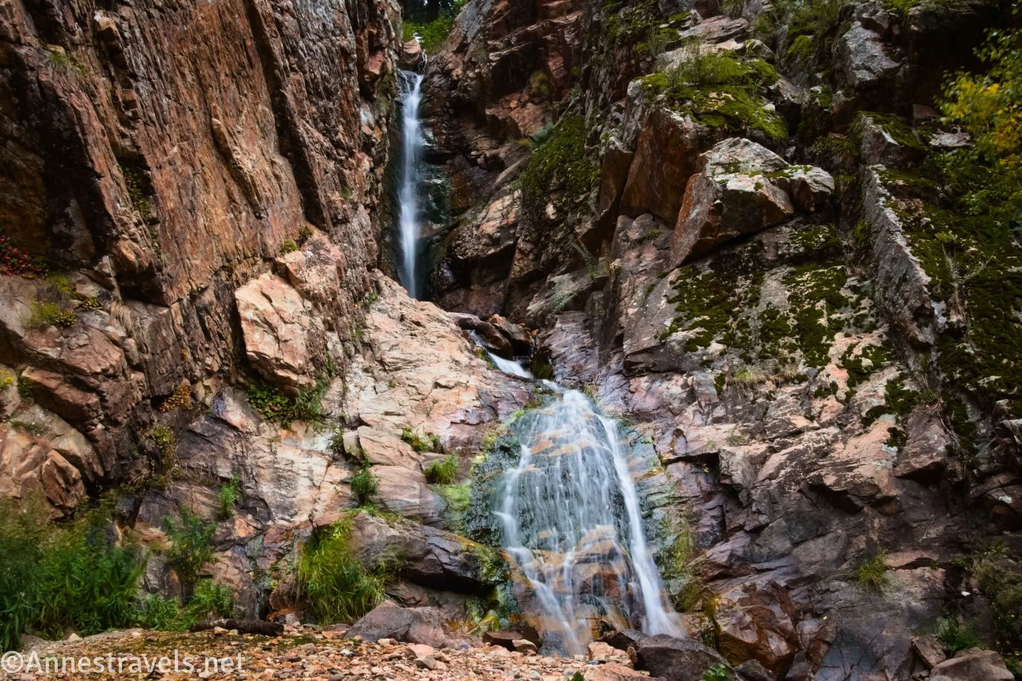 Mossy Ledge Falls in Big Cottonwood Canyon – Anne's Travels