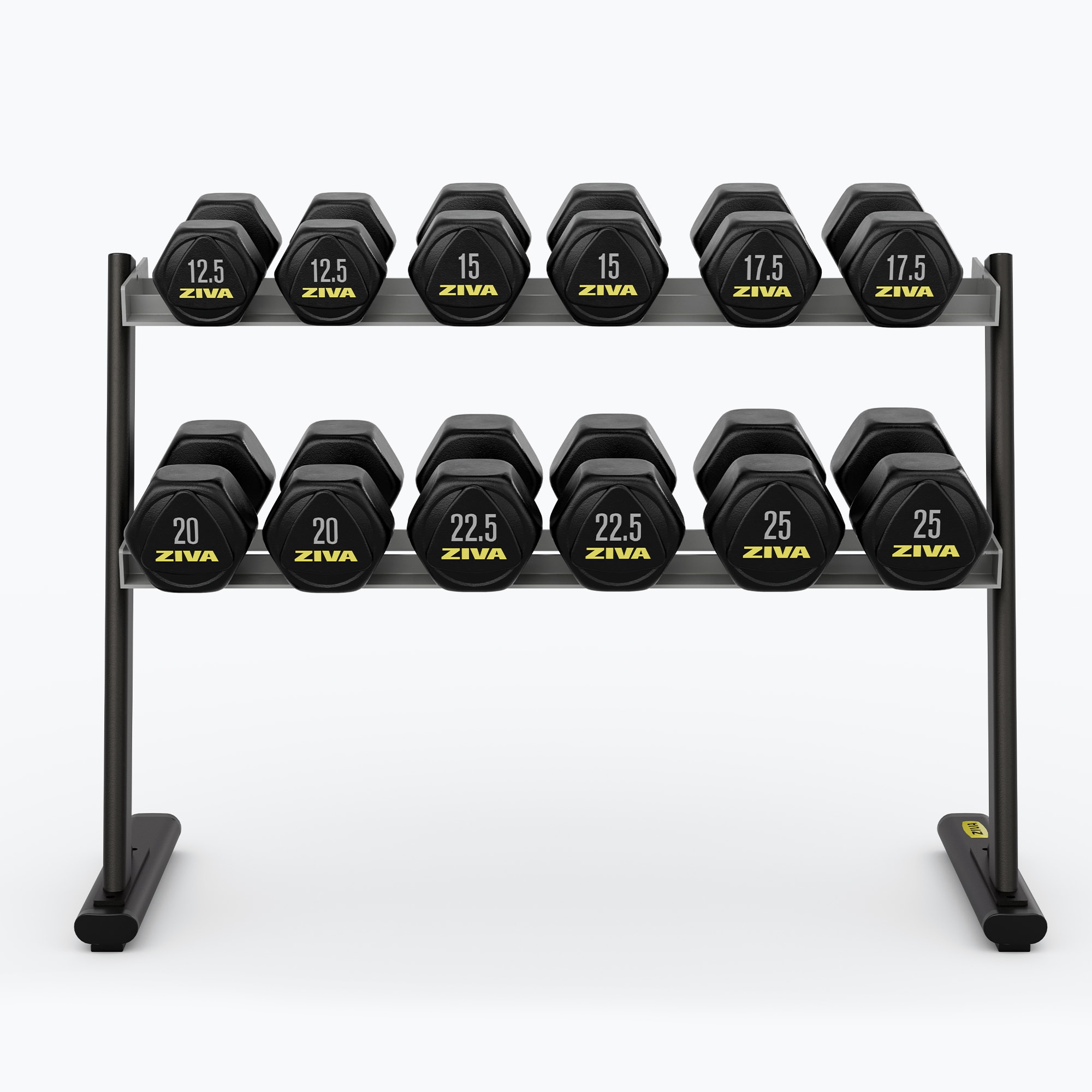 RPU HEXAGON DUMBBELLS - ZIVA