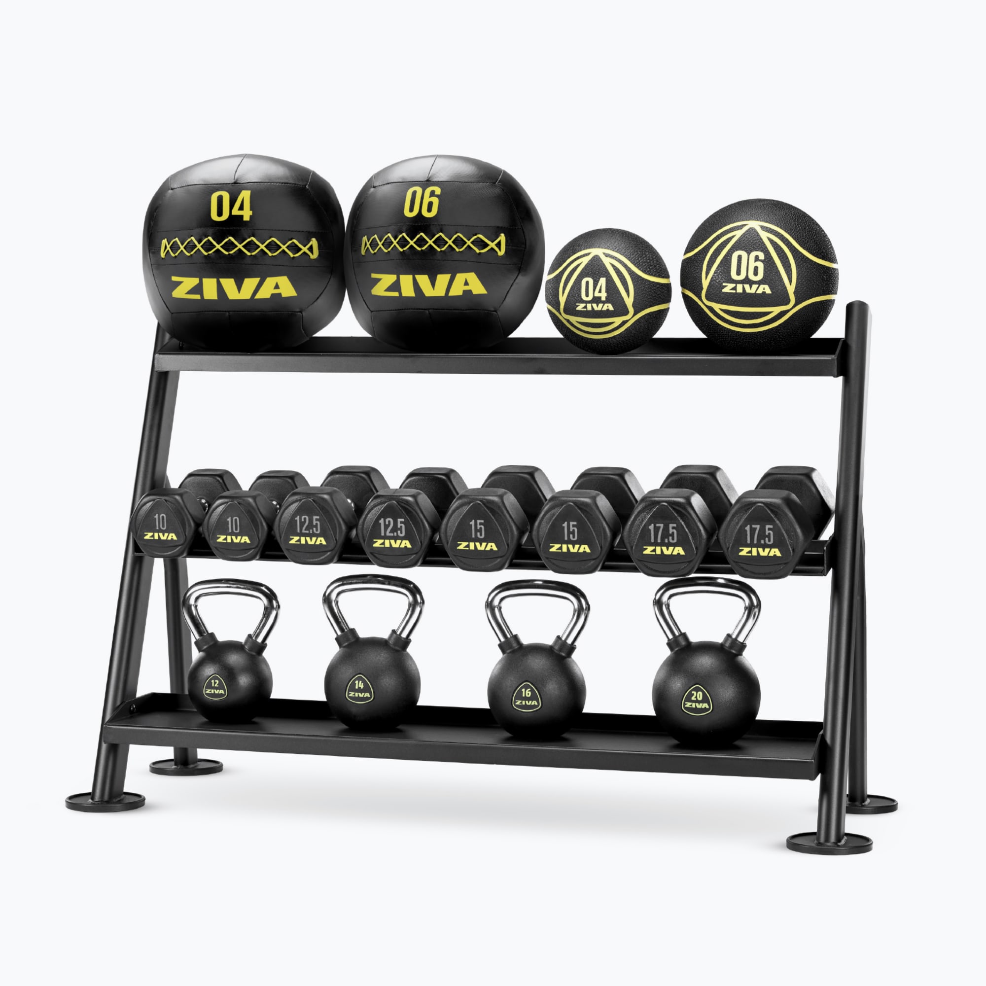 ZIVA PPU HEXAGON DUMBBELLS - ZIVA