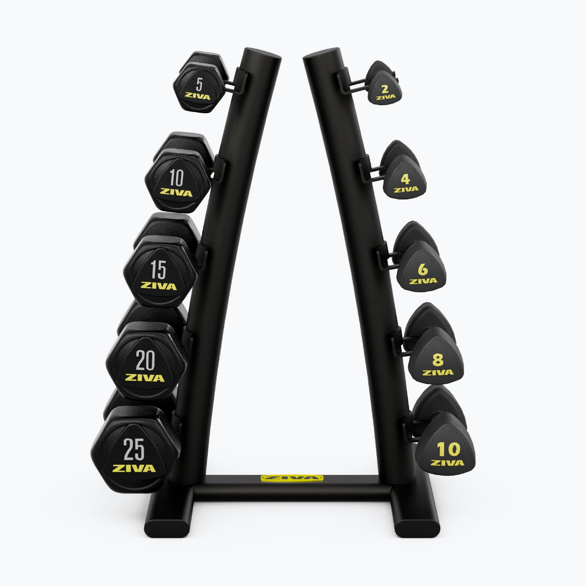 RPU HEXAGON DUMBBELLS - ZIVA