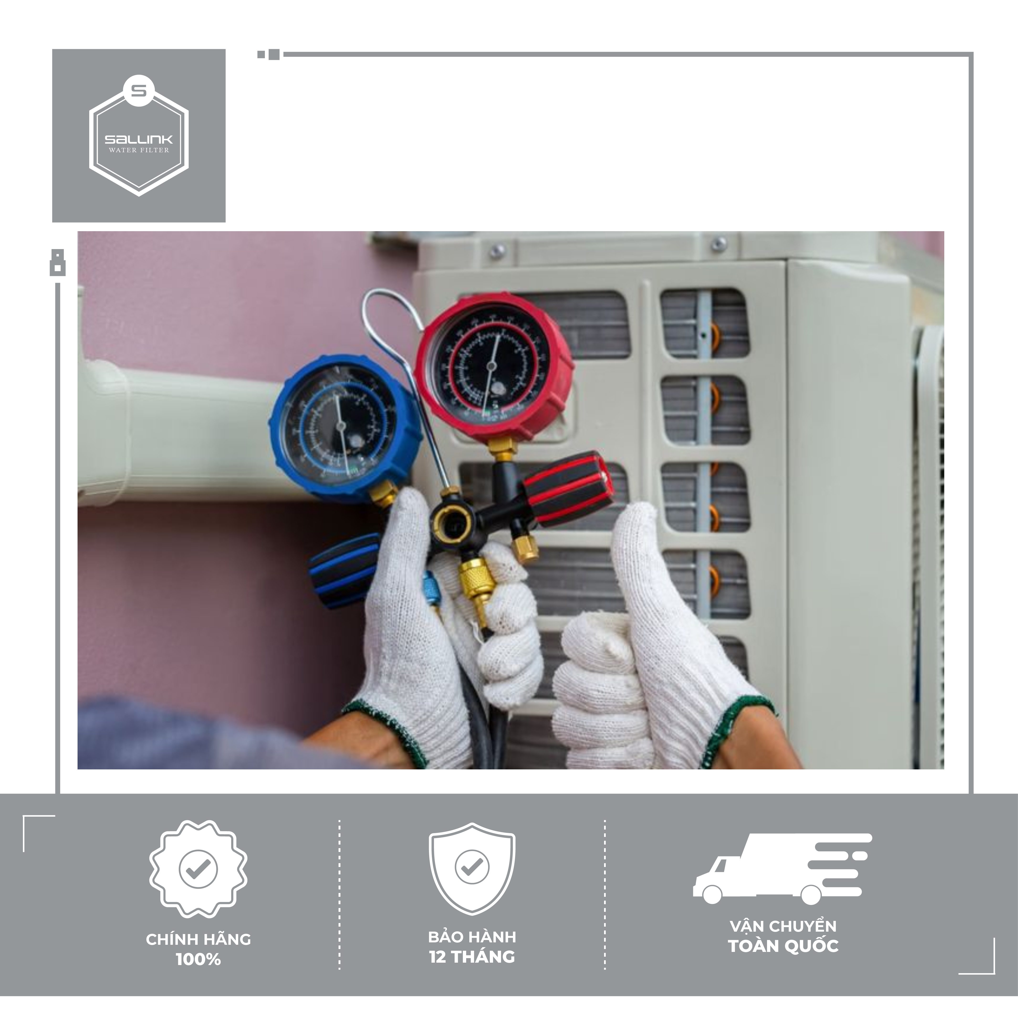 Châm gas bổ sung 1HP-R22