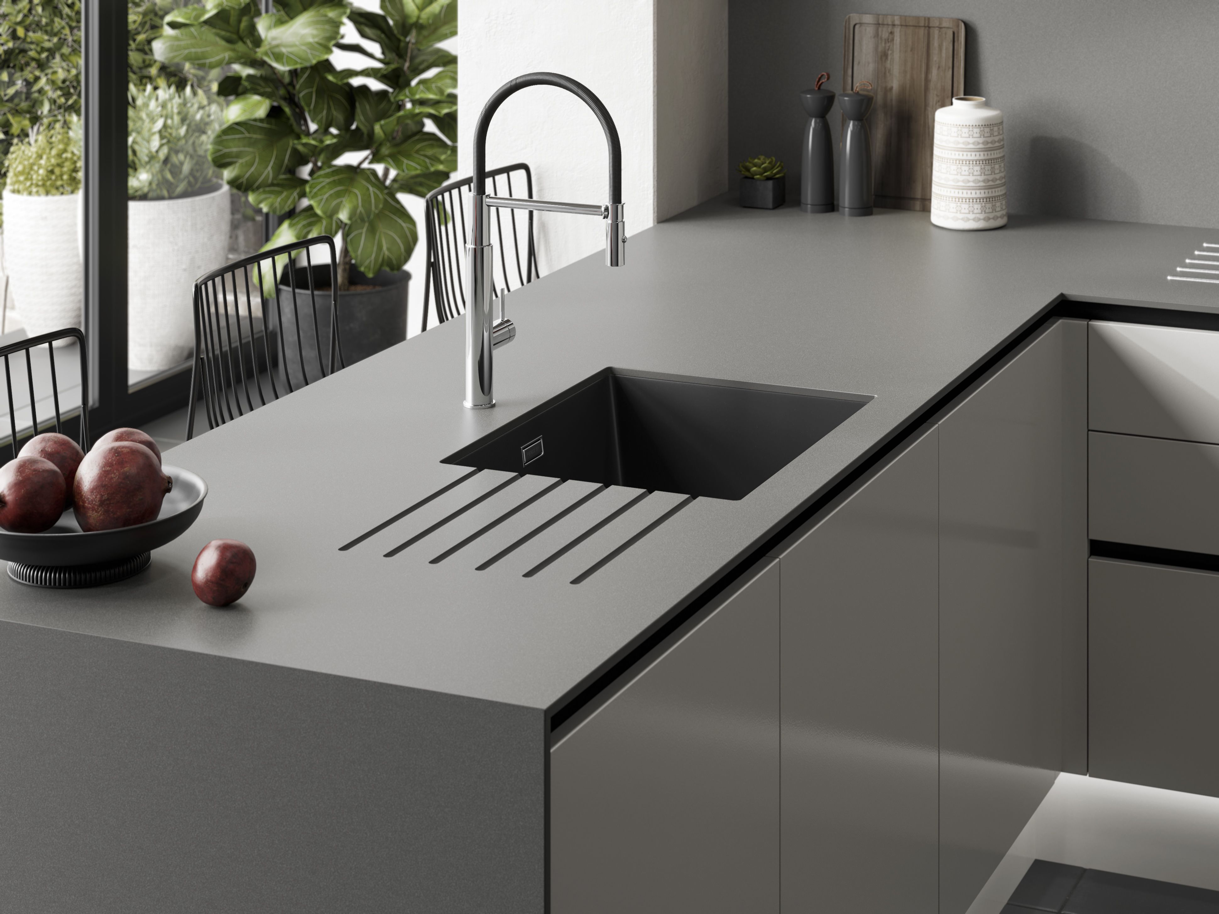 Titanio Doha FENIX NTM Solid Worktops | Worktop Express