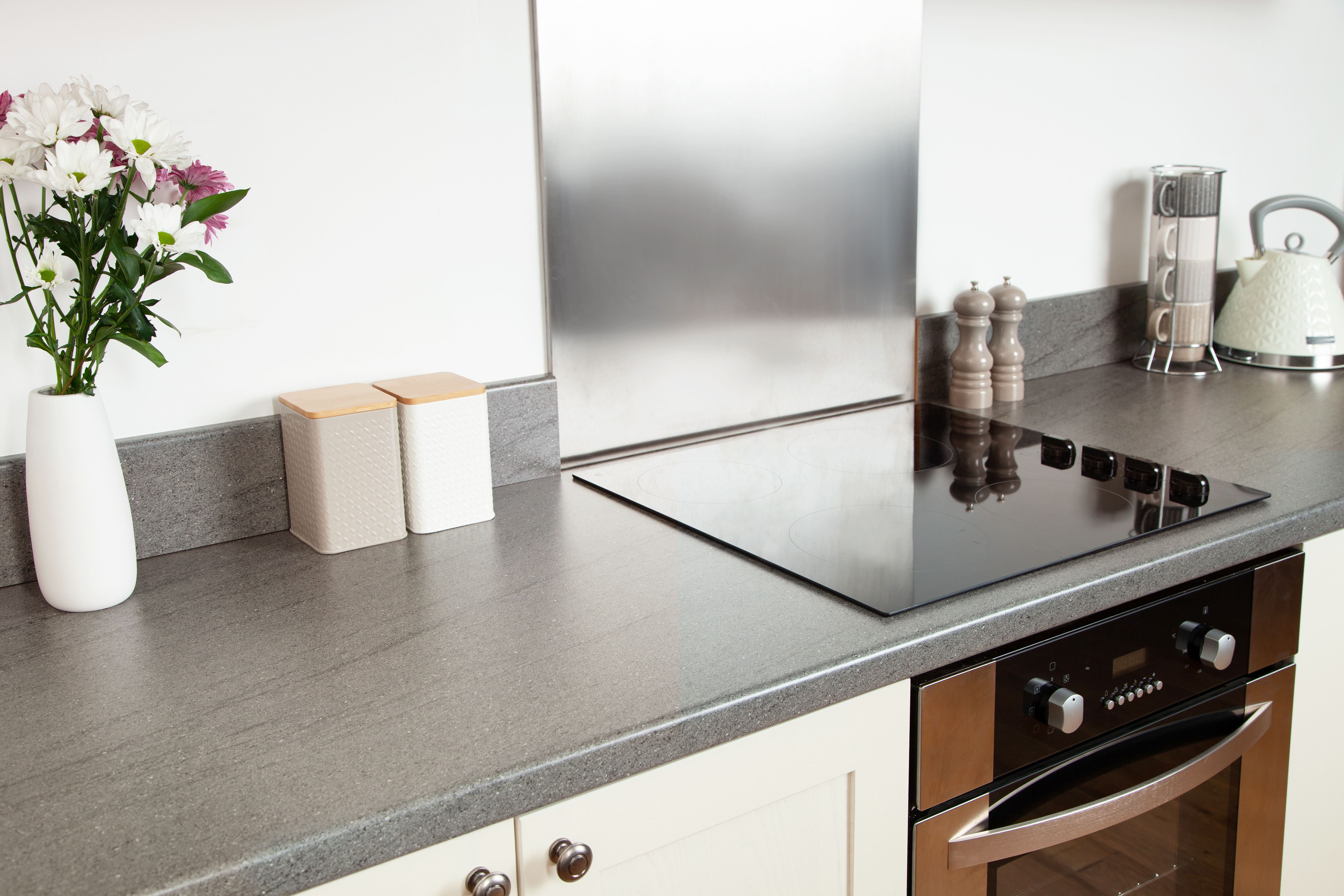 Stone Effect Worktops - Ipanema Grey - Worktop Express