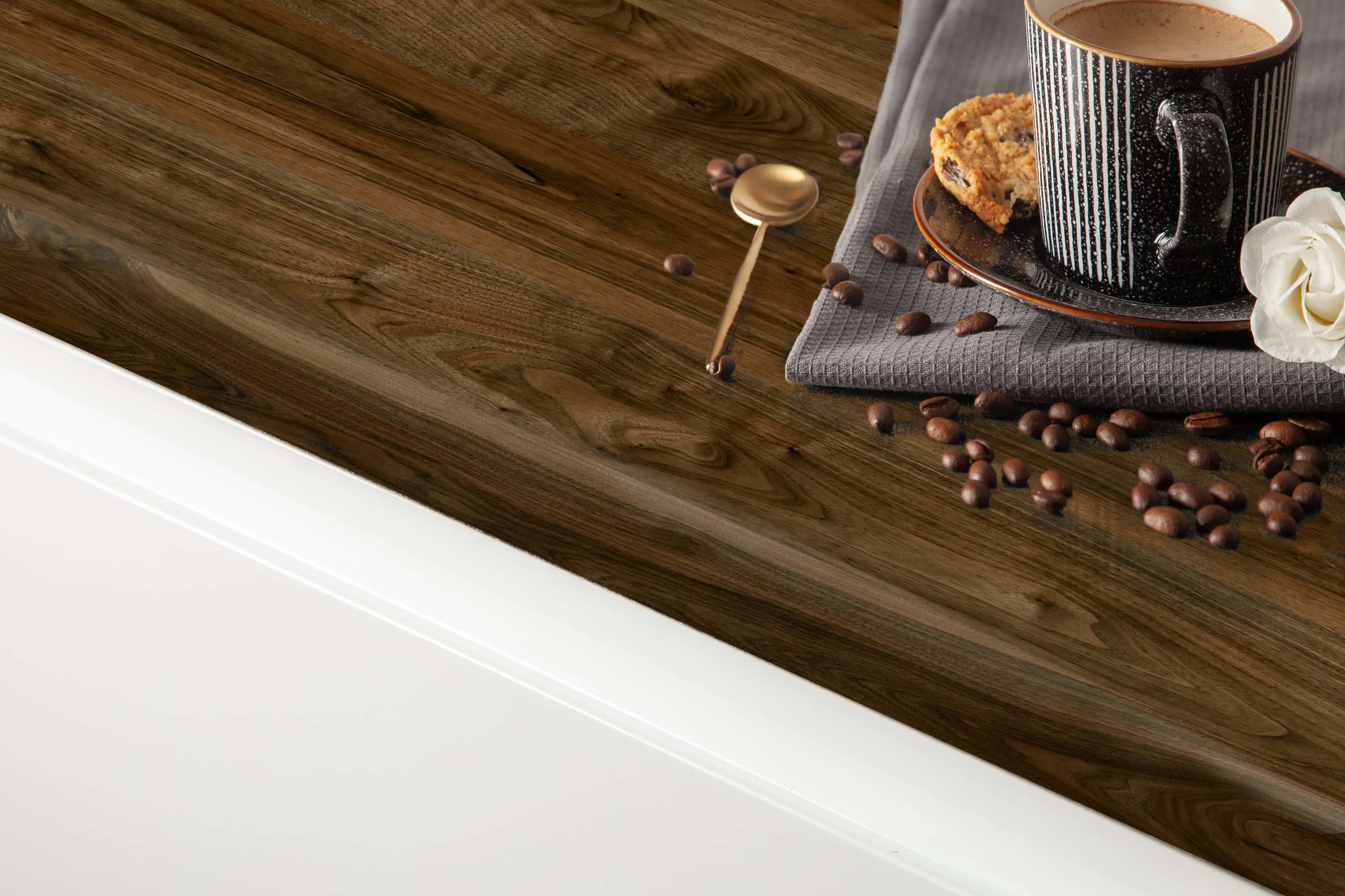 dark walnut laminate worktop