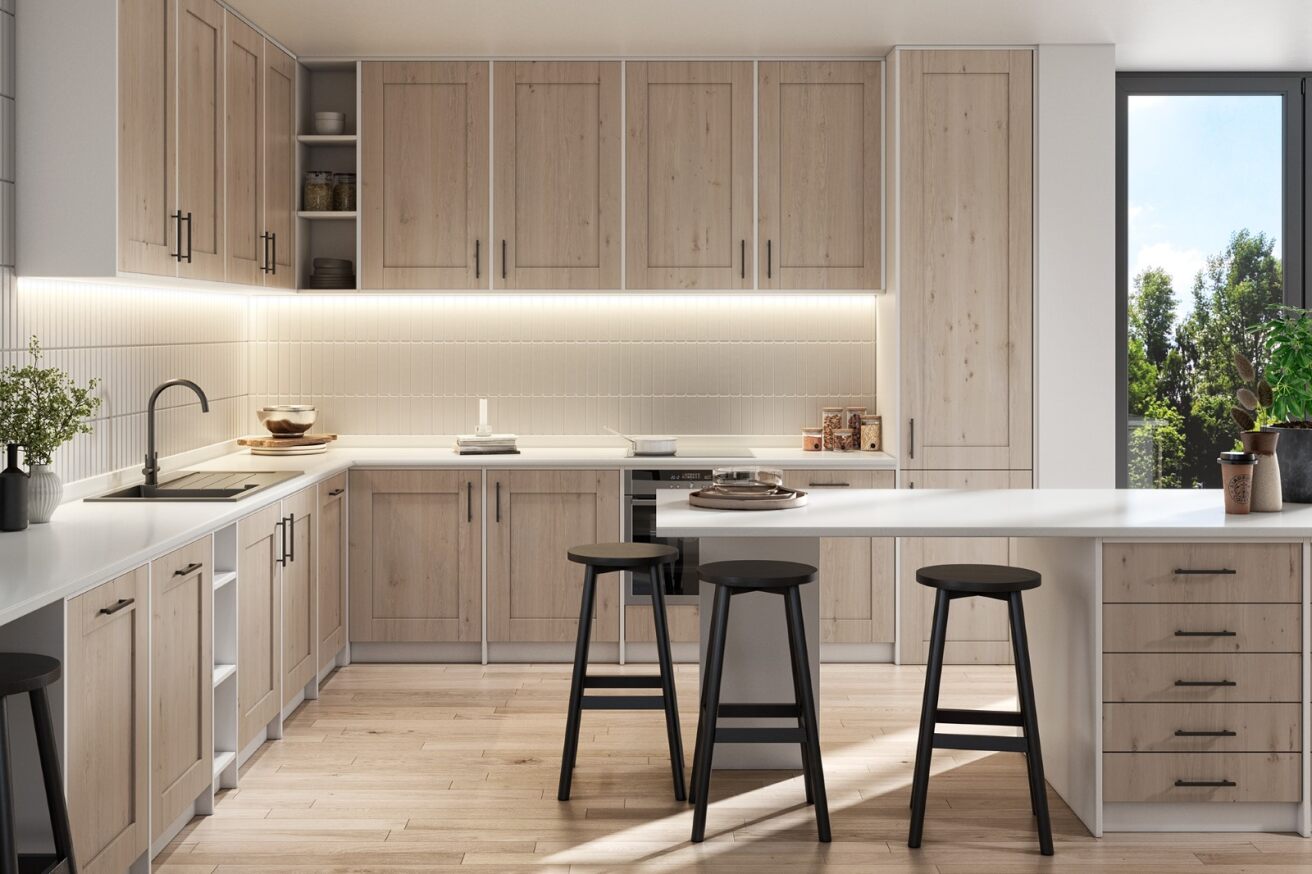 White Glacier Laminate Worktop | Worktop Express