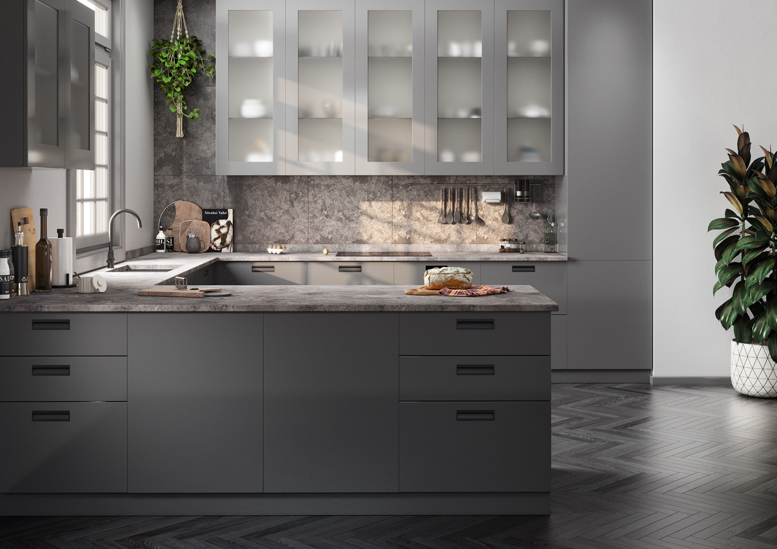 Polished Concrete Laminate Worktops | Worktop Express