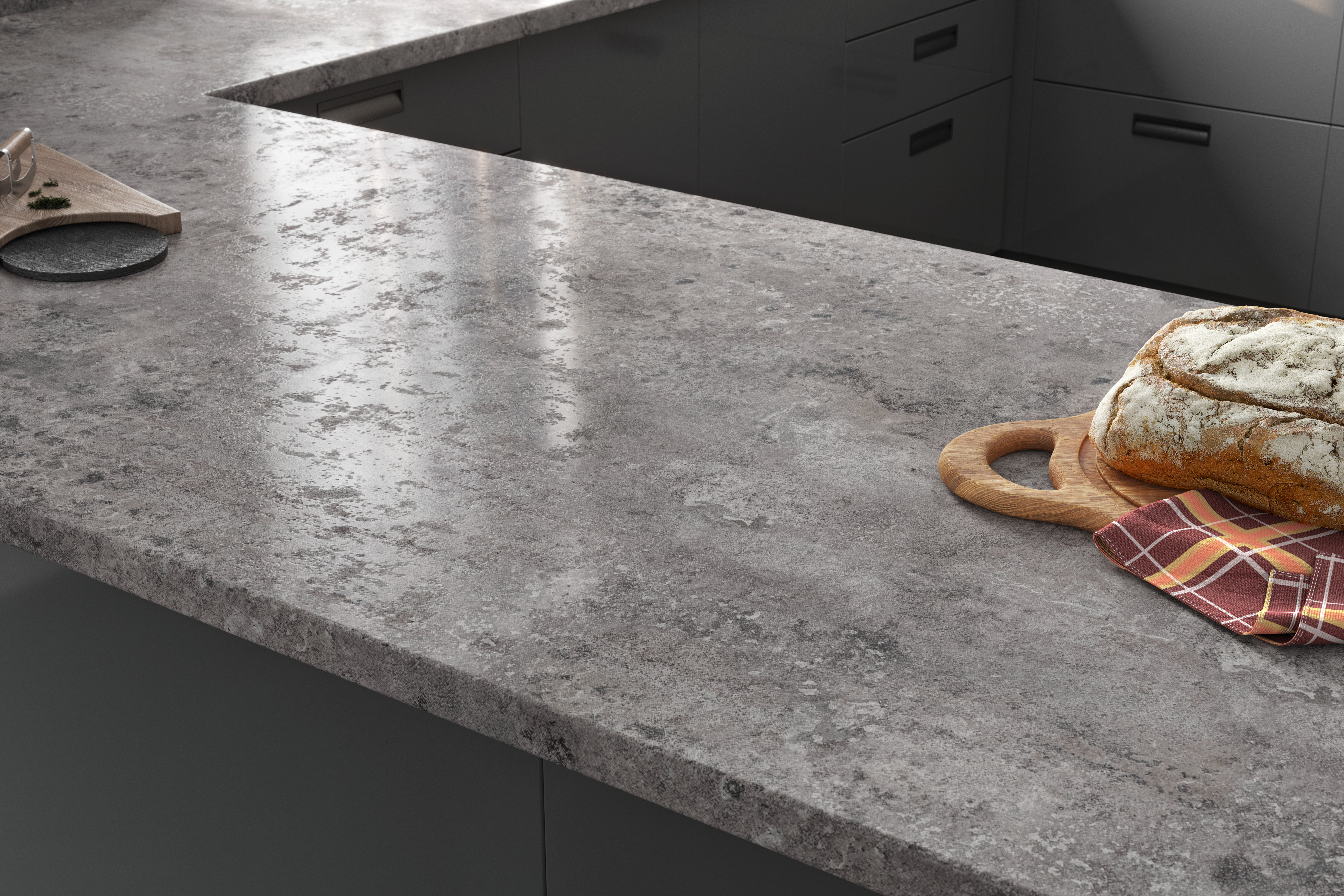 Polished Cement Countertops