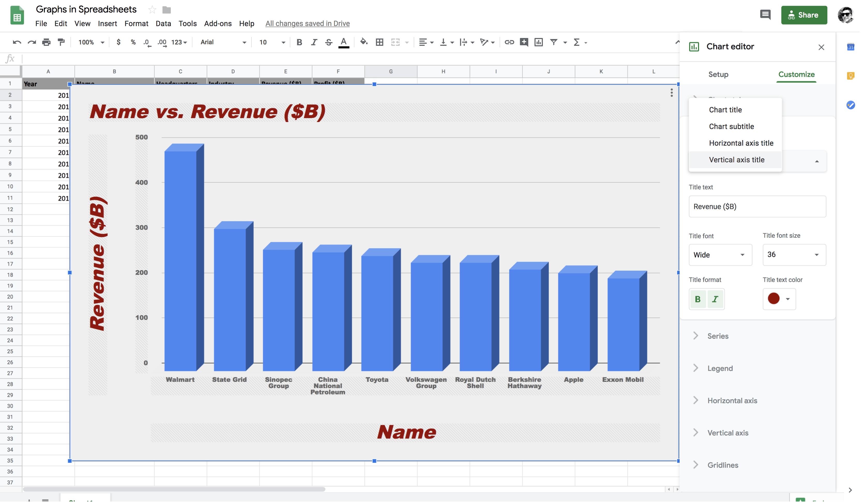 Graphs In Spreadsheets DataCamp