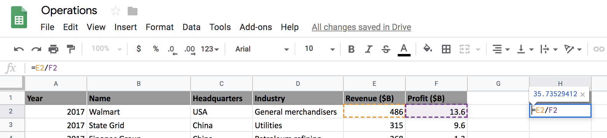 How To Add Subtract Divide And Multiply In Spreadsheets Datacamp