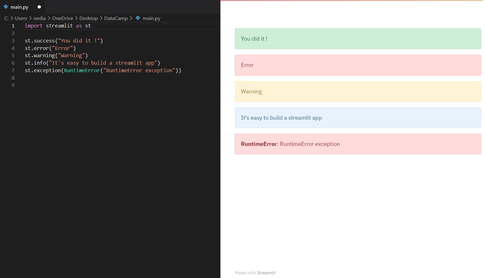 Python Tutorial: Streamlit | DataCamp Python Tutorial: Streamlit | DataCamp