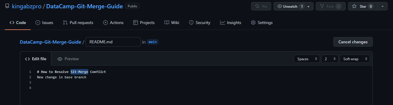 How to Resolve Merge Conflicts in Git Tutorial | DataCamp