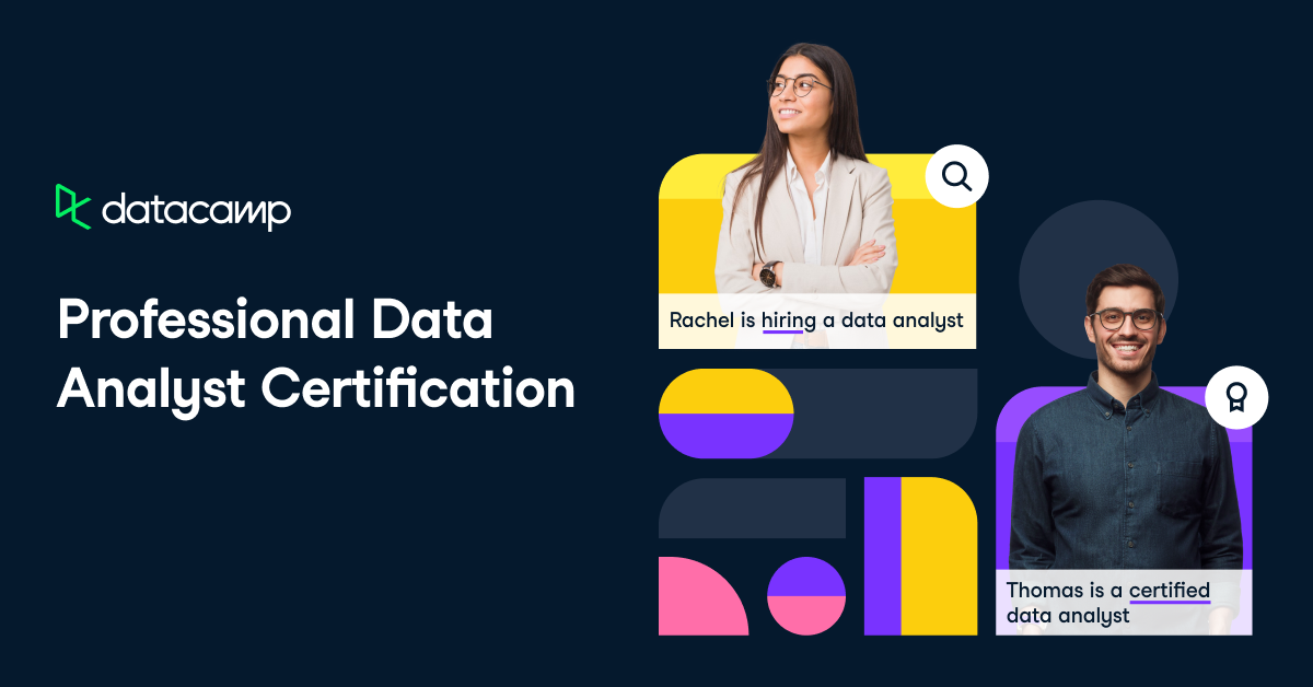 Get certified as a Professional Data Analyst | DataCamp