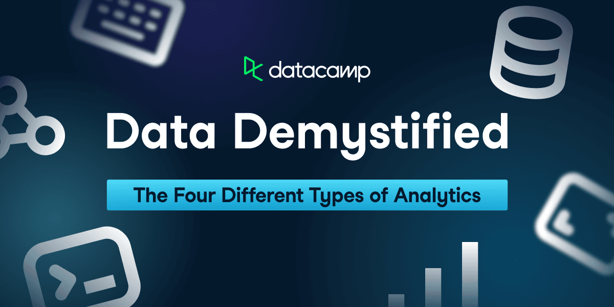 Data Demystified: The Four Types of Analytics | DataCamp Data Demystified: The Four Types of Analytics | DataCamp
