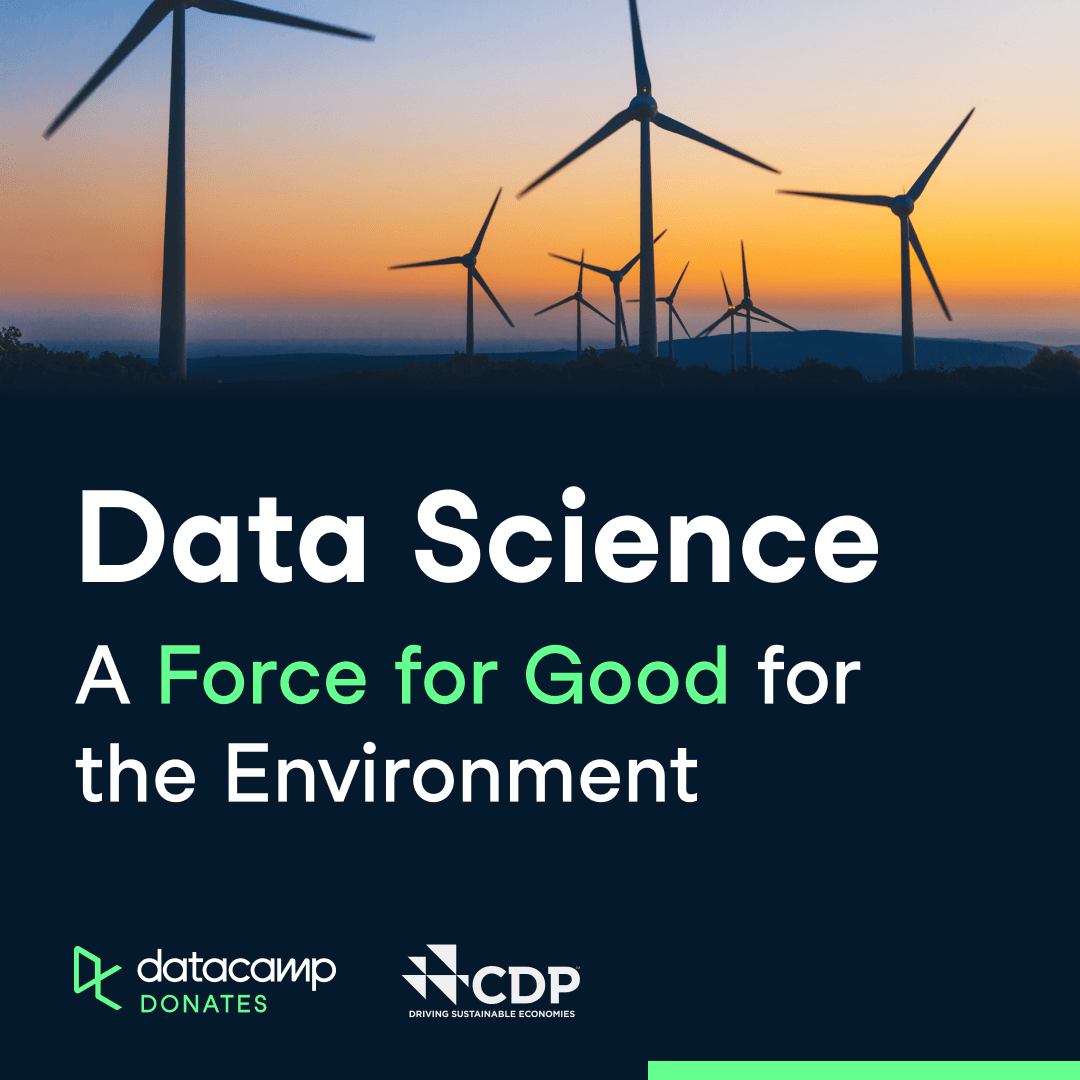 DataCamp Donates fights climate change: CDP's journey from R to Python ...