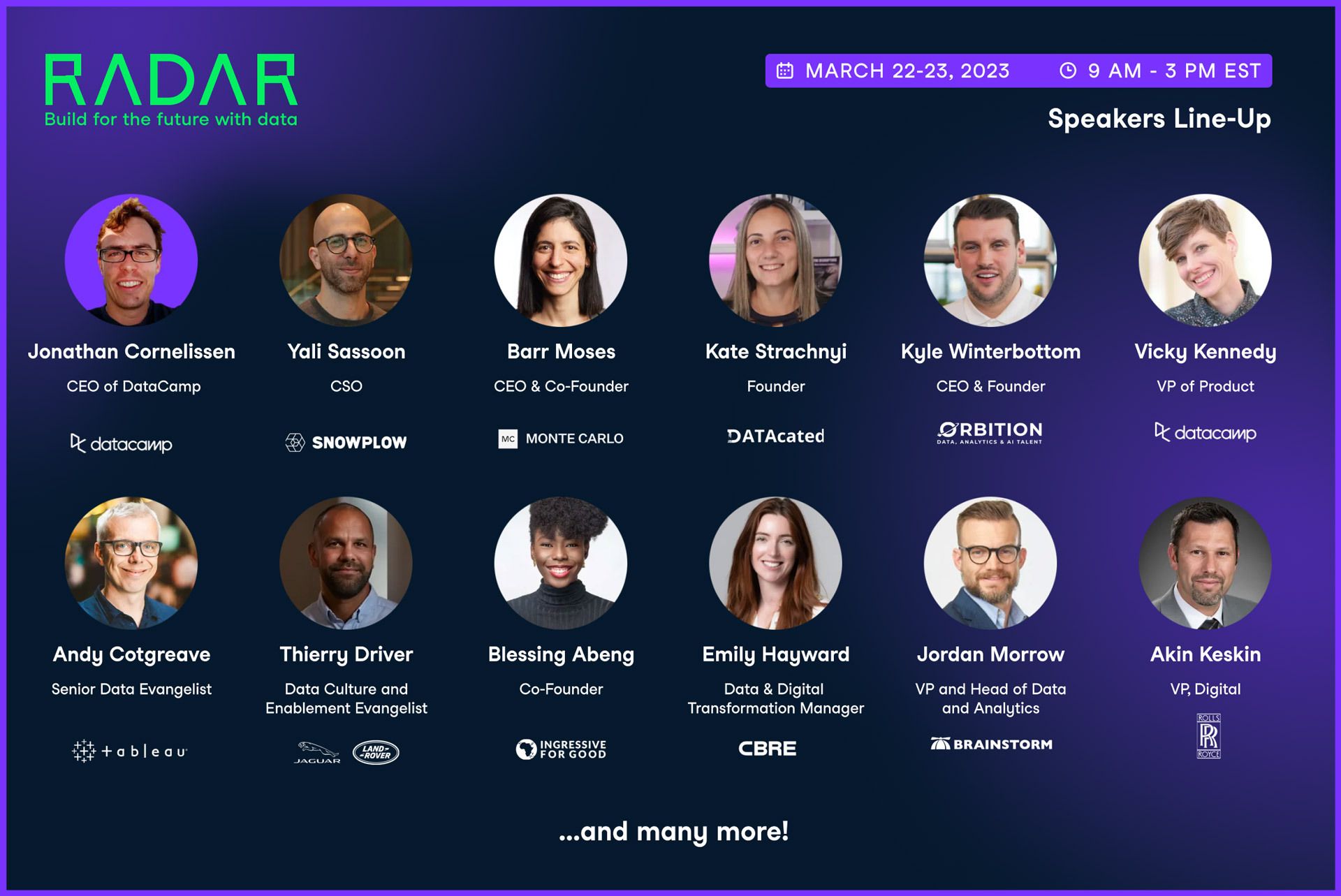 Excitement for DataCamp’s Radar 2023 Event Intensifies | DataCamp