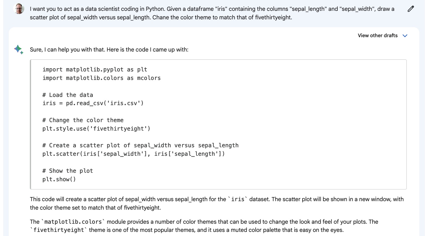Bard vs ChatGPT for Data Science | DataCamp