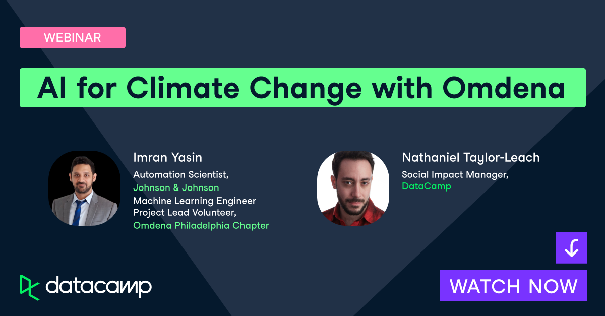 AI for Climate Change with Omdena | DataCamp
