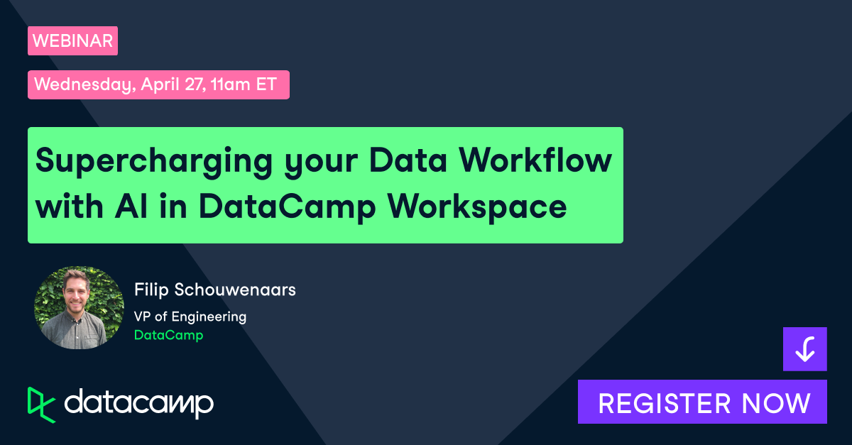 Supercharging your Data Workflow with AI in DataCamp Workspace | DataCamp Supercharging your Data Workflow with AI in DataCamp Workspace | DataCamp