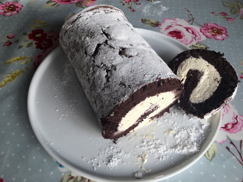 Indulgent Chocolate Roulade - Scones + More