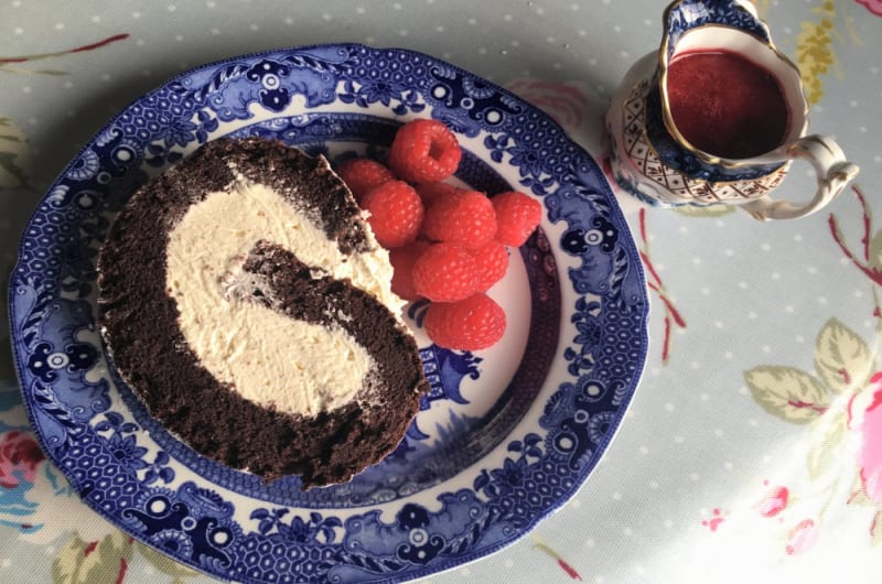 Indulgent Chocolate Roulade - Scones + More