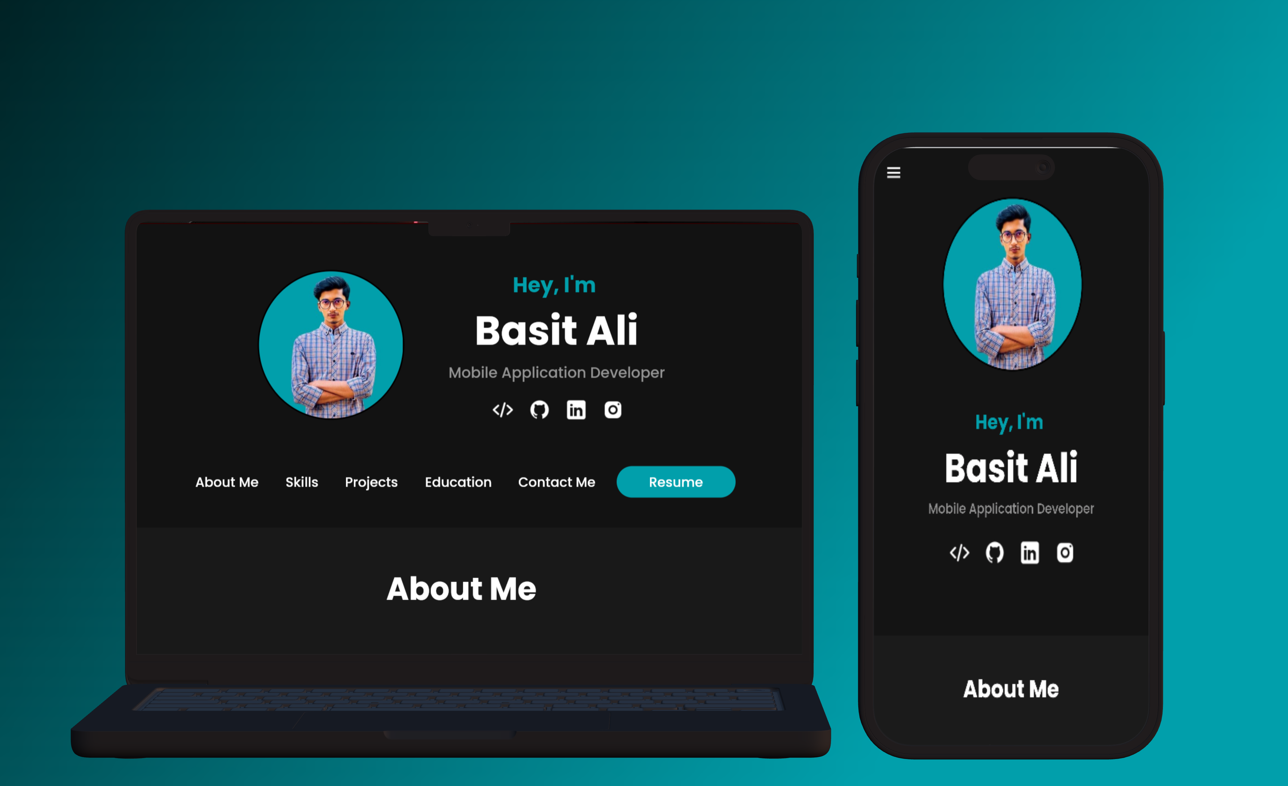 GitHub - basitali1509/basit-portfolio: My portfolio built with Flutter.