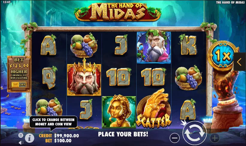 Play Slots The Hand of Midas™ for Real Money or for Fun with no deposit ...