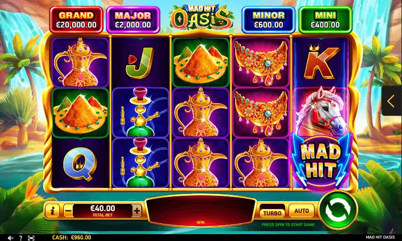 Play Slots Mad Hit Oasis for Real Money or for Fun with no deposit ...