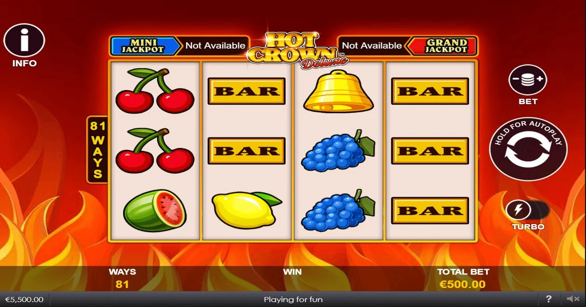 Play Slots Hot Crown Deluxe™ for Real Money or for Fun with no deposit ...