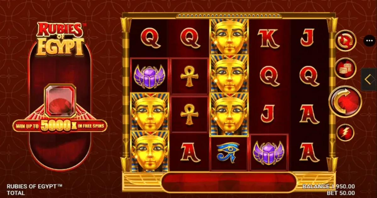 Tragaperras Rubies of Egypt Juega Gratis en la Tragamonedas Online | PlayFortuna