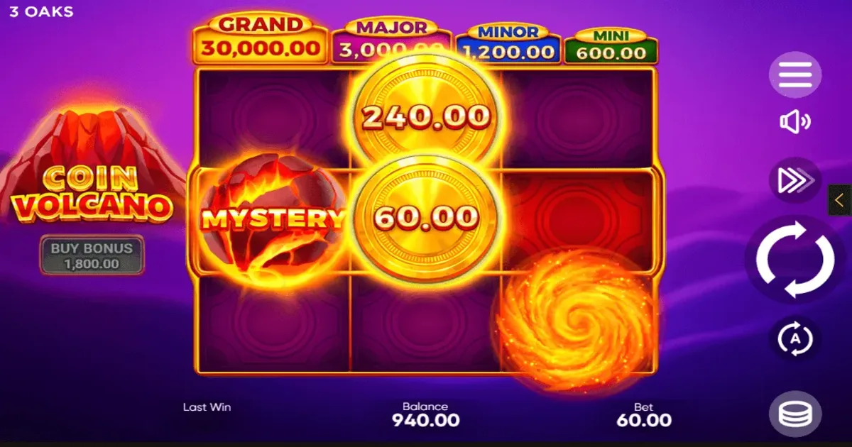 Coin Volcano Máquinas Tragamonedas Gratis en Casinos Online | PlayFortuna