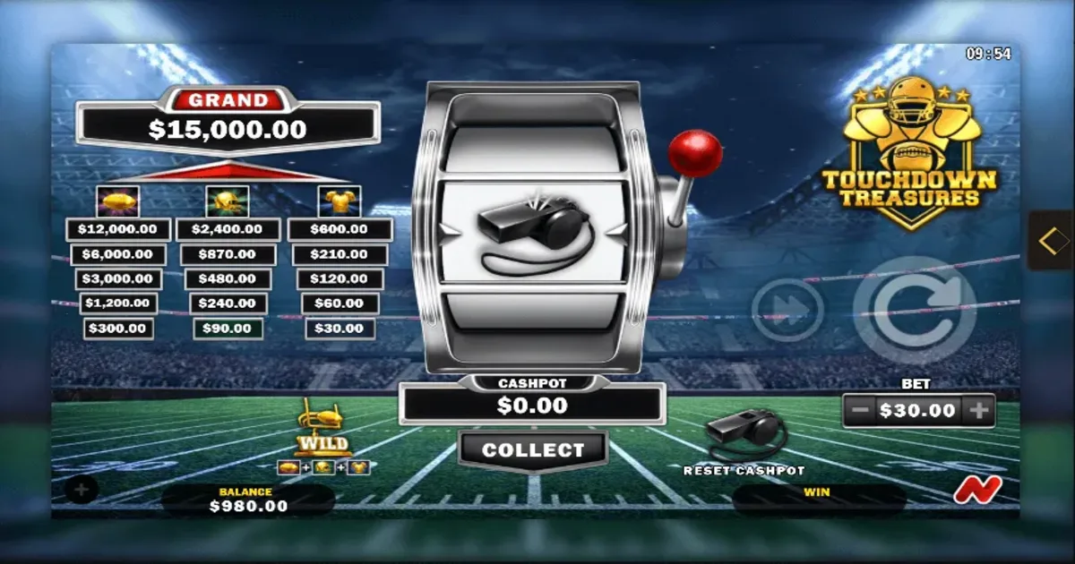 Touchdown Treasures Free Slot Machines in Online Casinos Playfortuna ...
