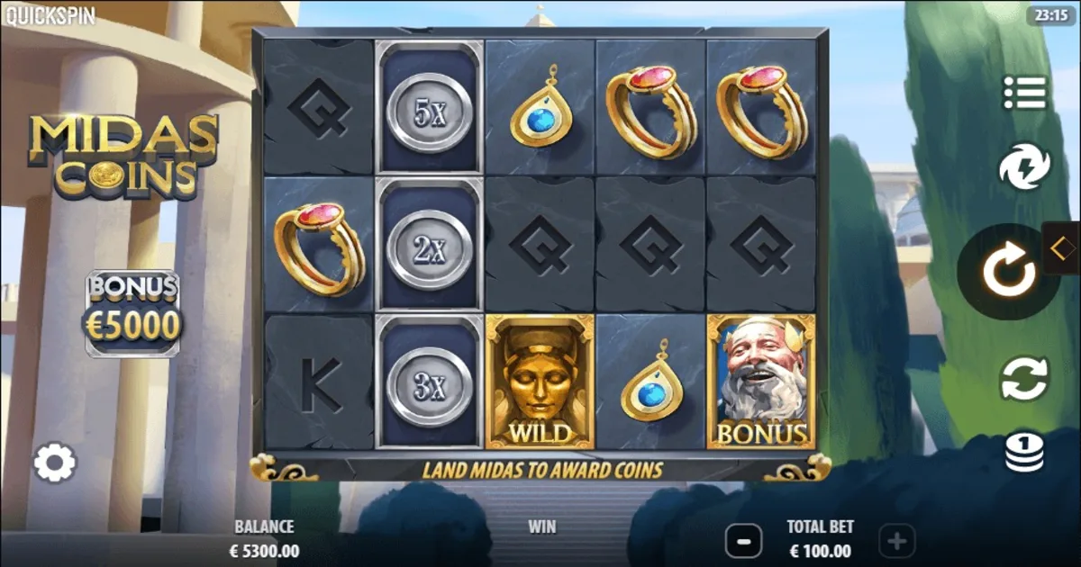 Máquina Tragamonedas Midas Coins Juega Gratis en Línea | PlayFortuna