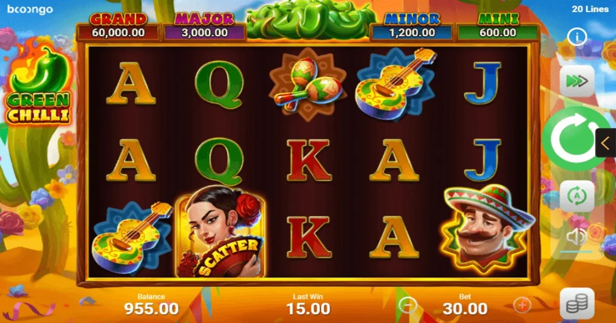 Slot Green Chilli Play Free Games Online without Downloading | Playfortuna