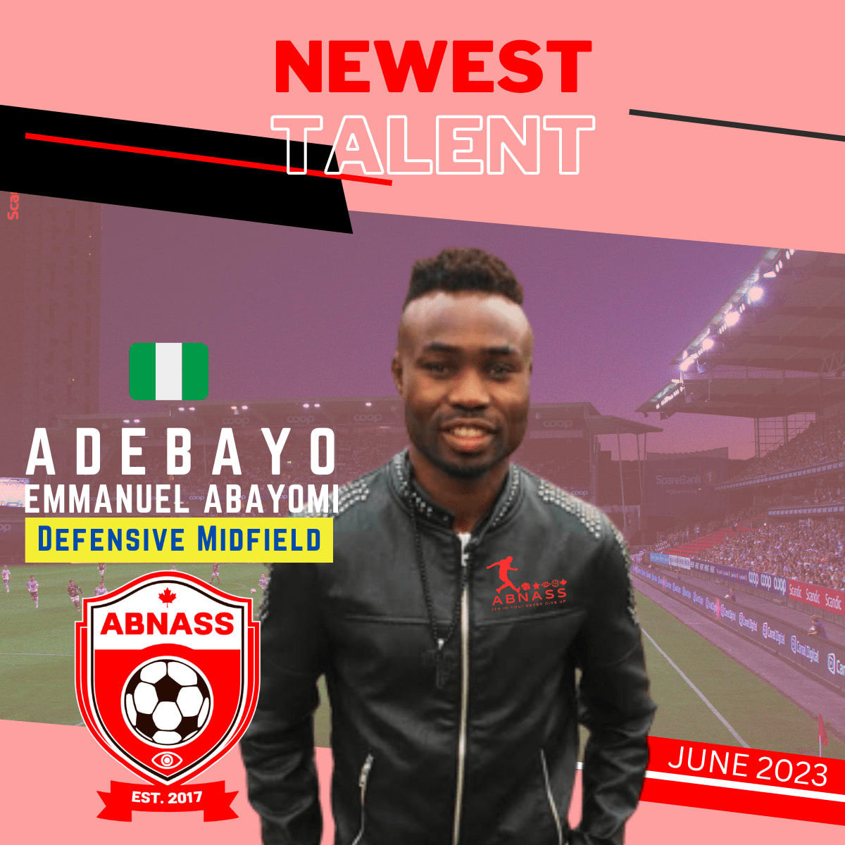 Introducing Abayomi Emmanuel Adebayo: Newest Talent, 21st June 2023. » Abbey Natty Soccer ...