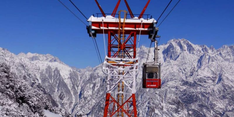 Ride the Gondola with Solang Valley Ropeway
