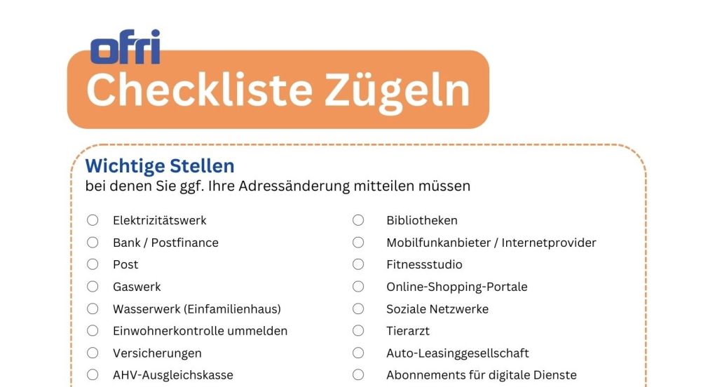 Checkliste Umzug Umzug – Checkliste Für Einen Stressfreien