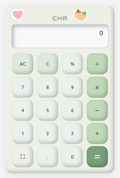 GitHub - guraycha03/basic-calculator: A clean, responsive, and visually soft calculator built ...