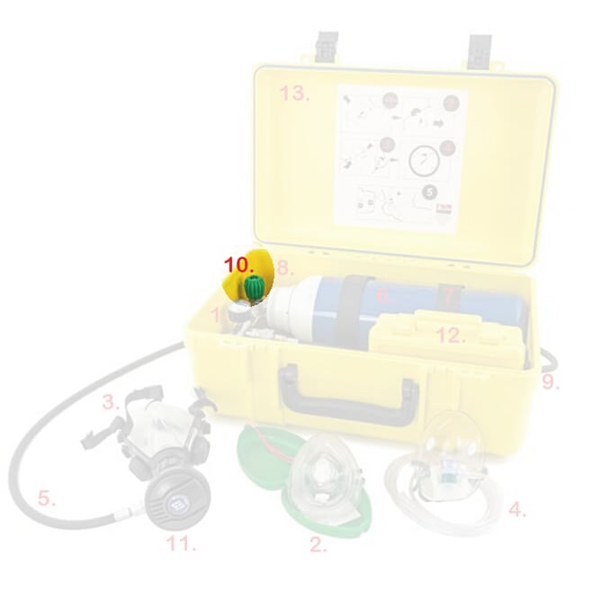 Cylinder Valve M90/storkonisk OXYGEN ( Oxy Box #10 ) San-O-Sub Alf Lea ...