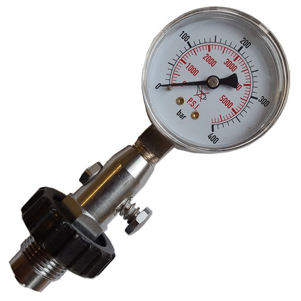 Kontroll manometer 5/8" utv.gj 300 bar (0-400BAR) dykk.no