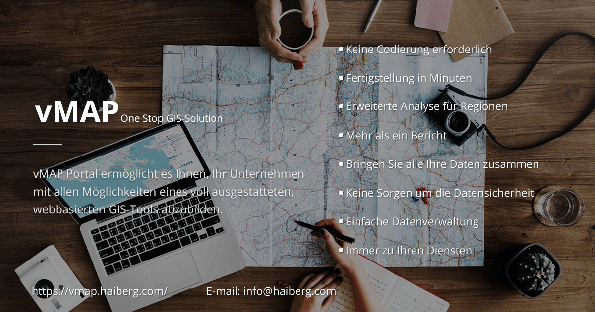 vMAP | vMAP Portal ist ein voll funktionsfähiges Web-GIS-Tool.