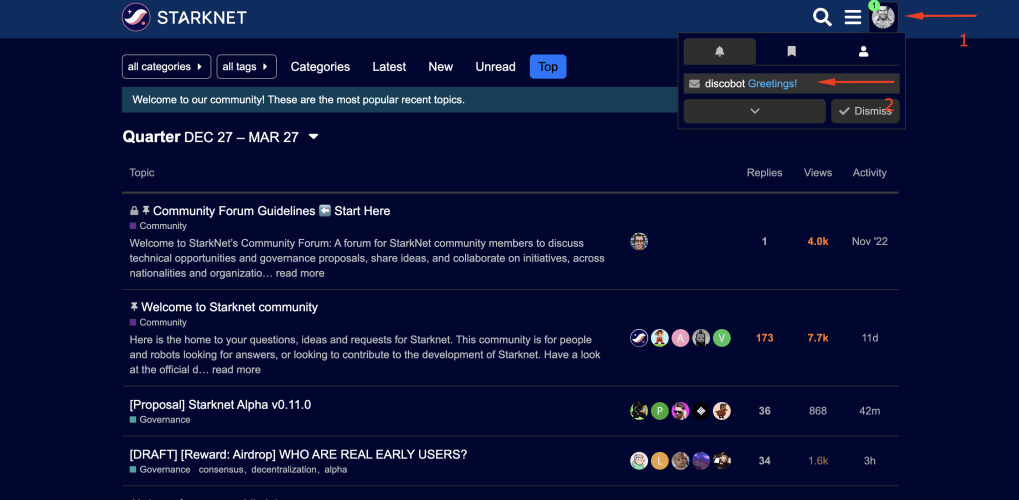 Retrodrop StarkNet — Teletype