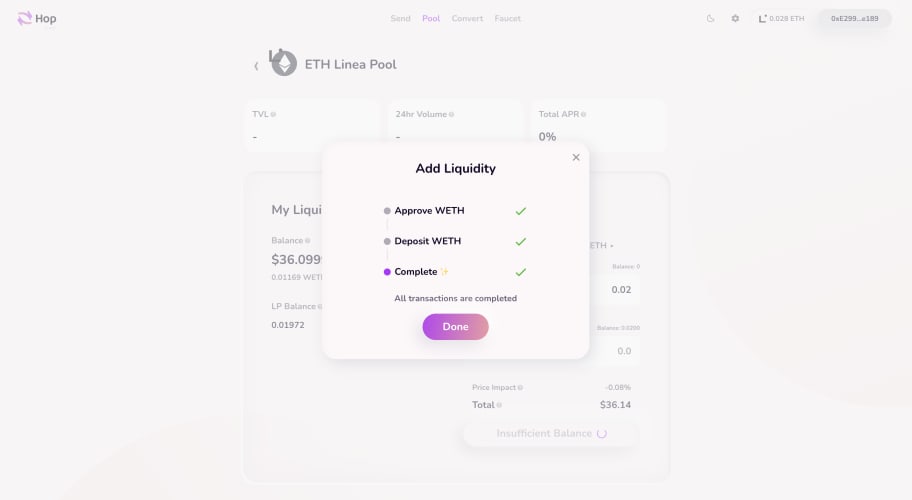 Тестнет Linea (zkEVM) от ConsenSys — Teletype